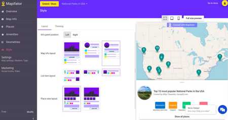 How To Make a Map With Pins Online with Mapifator - Geoapify