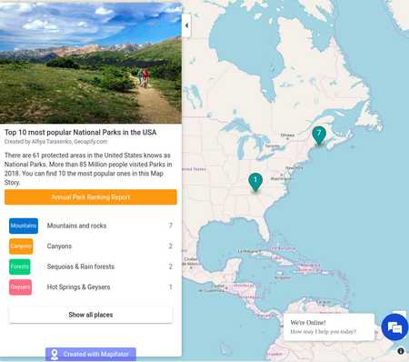 How To Make a Map With Pins Online with Mapifator - Geoapify