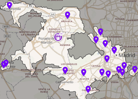 Travel Time Map | Isochrone Map - Geoapify