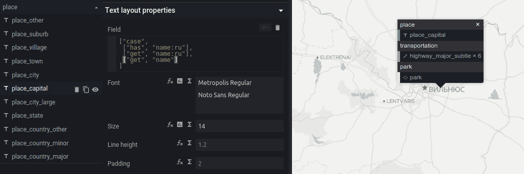 How to Change Map Language with Maputnik | Geoapify