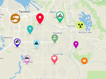 Map Marker Icons generator to create icons for your map | Geoapify